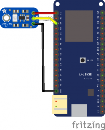 ESP32 and GUVA-S12SD UV Sensor example - ESP32 Learning